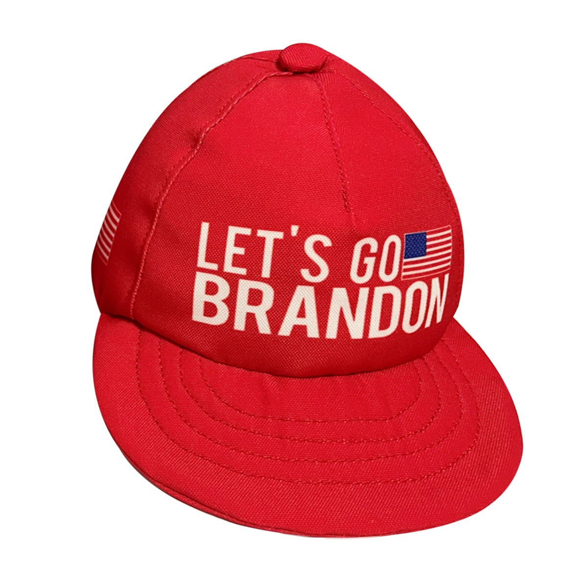 Let's Go Brandon Red Chew Toy Hat – Republican Dogs