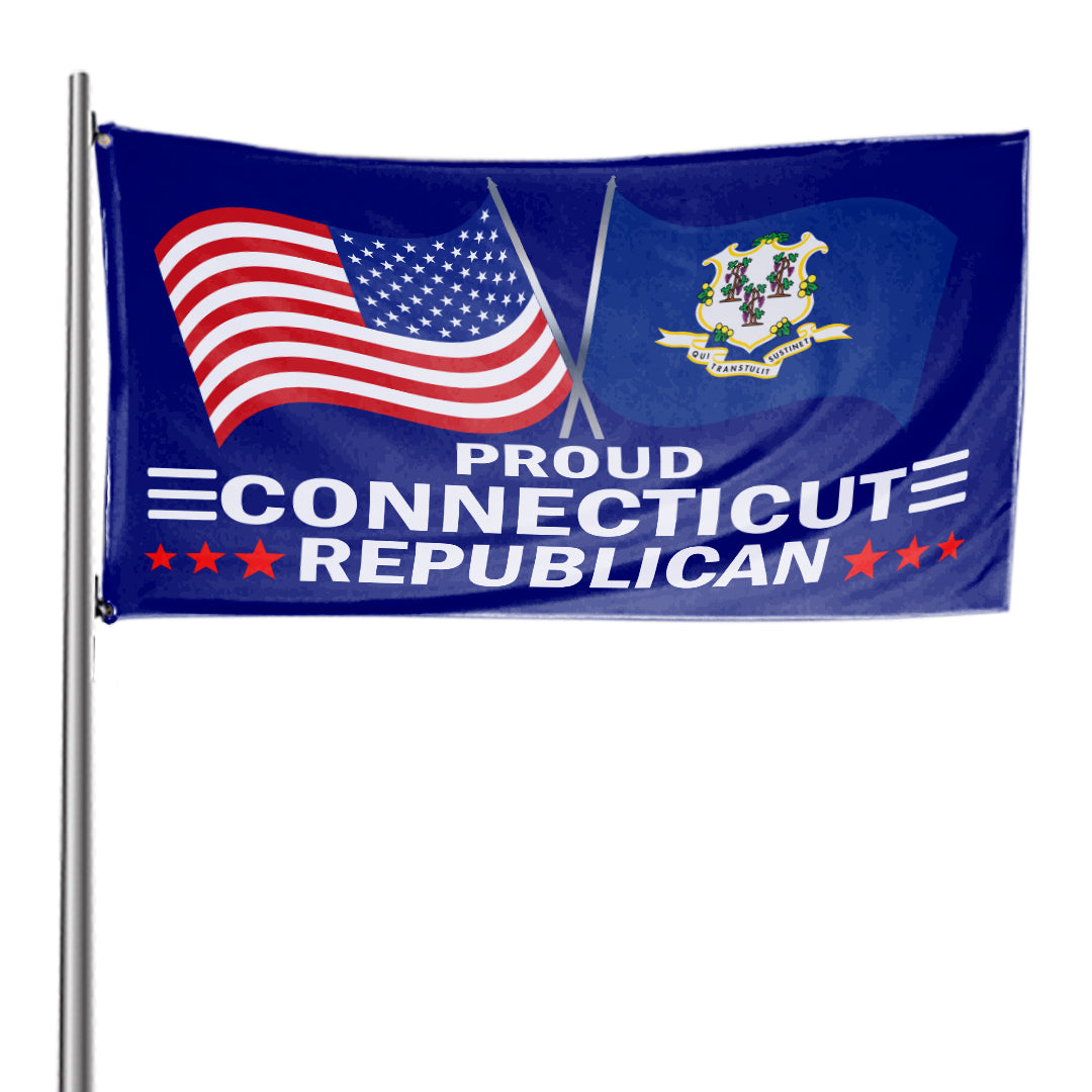 Proud Connecticut Republican 3 x 5 Flag - Limited Edition Flags ...