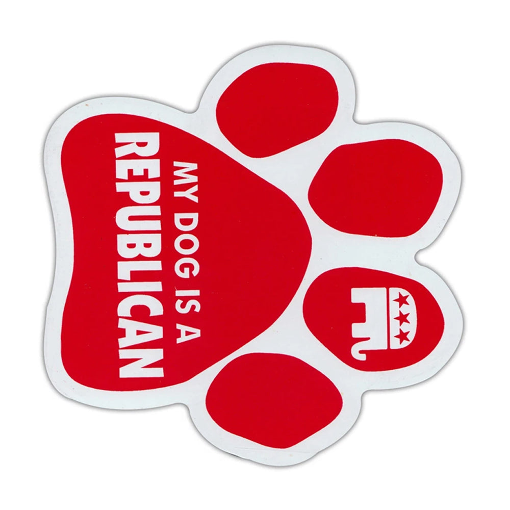 My Dog Is A Republican Car Magnet – Republican Dogs