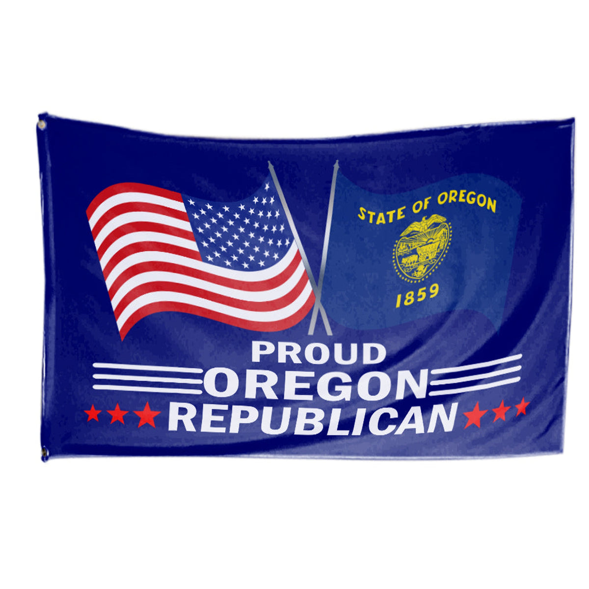 Proud Oregon Republican 3 x 5 Flag - Limited Edition Flags – Republican ...